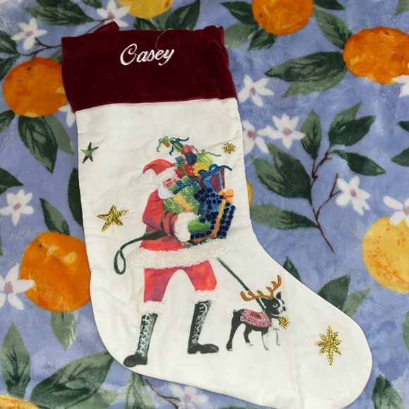 Pottery Barn | Holiday | Pottery Barn Casey Stocking | Poshmark
